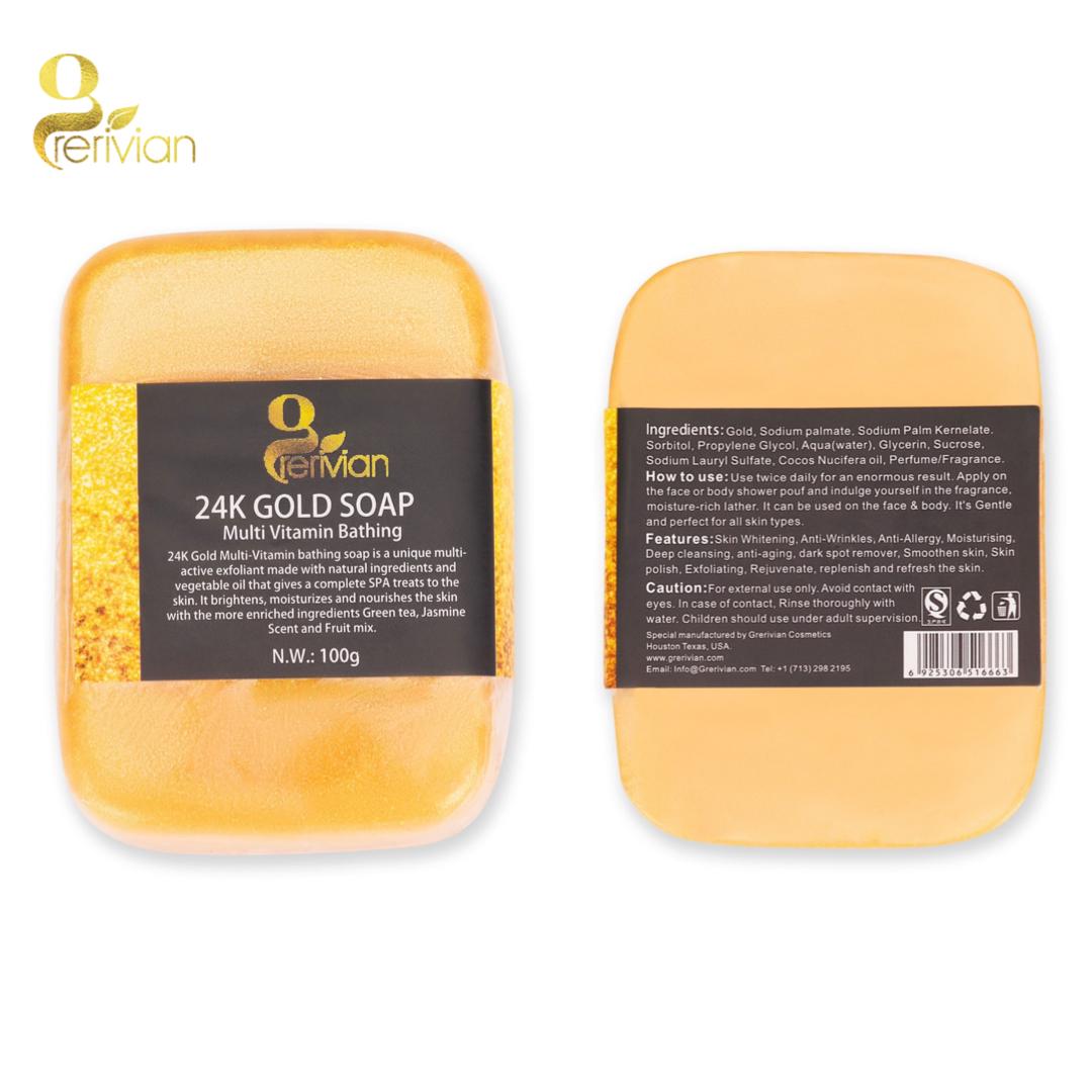 24K Gold Soap – The Pinnacle of Organic Brightening & Anti-Aging ...